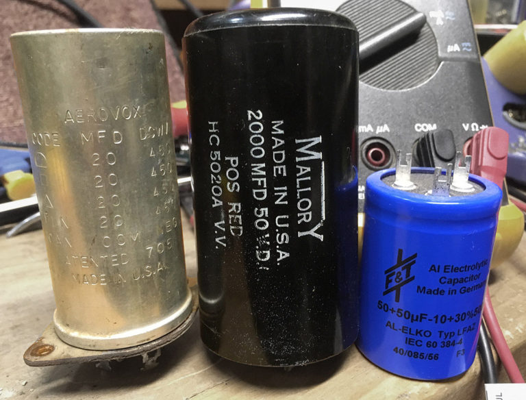 Replacing Electrolytic Capacitors In Vintage Electronic Gear